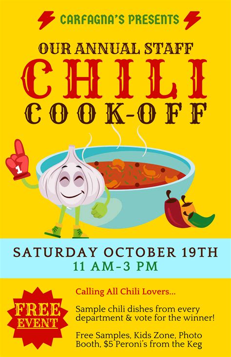 Chili Cook Off Flyer