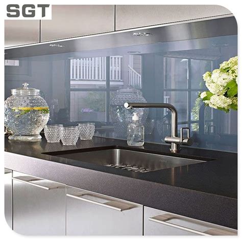 6mm Low Iron Temperable Glass With Starphier Colors For Splashbacks