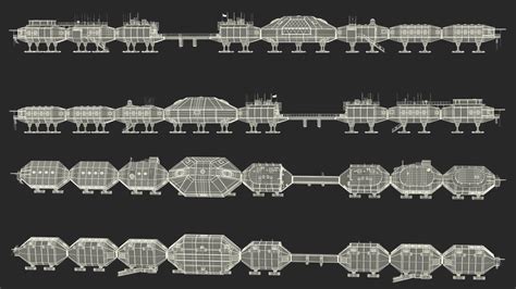 Halley Vi Research Antarctic Station 3d Model 79 3ds Blend C4d