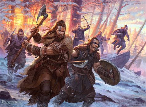 Artstation Frostgrave Barbarians