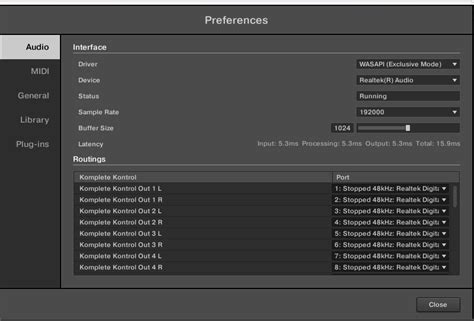 Komplete Kontrol Audio Settings Exclusive Mode Doesnt Work R