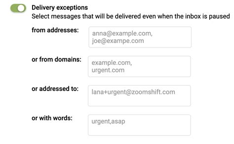 pause inbox overview right inbox knowledge base