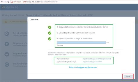 Upgrade VCSA 6 0 To VCSA 6 5 VGyan In