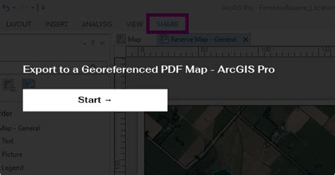 Export To A Georeferenced Pdf Map Arcgis Pro