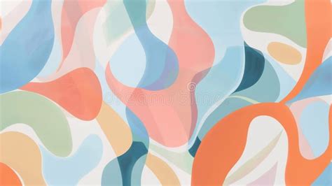 Aqua Colored Abstract Wavy Pattern Background With Fluid Dynamic Lines And Smooth Gradients