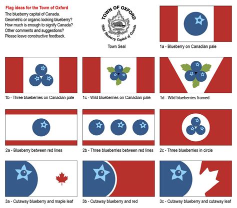 Feedback Requested On Flag Ideas For Oxford Ns The Wild Blueberry Capital Of Canada R