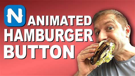 Animated Hamburger Button Nativescript Tutorial Youtube