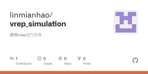 Github Linmianhaovrepsimulation 使用vrep进行仿真