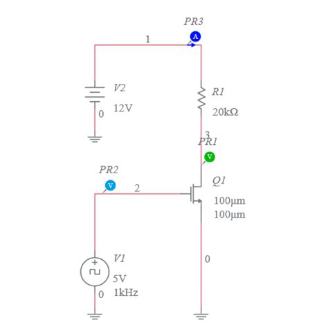 N MOSFET As Switch Multisim Live