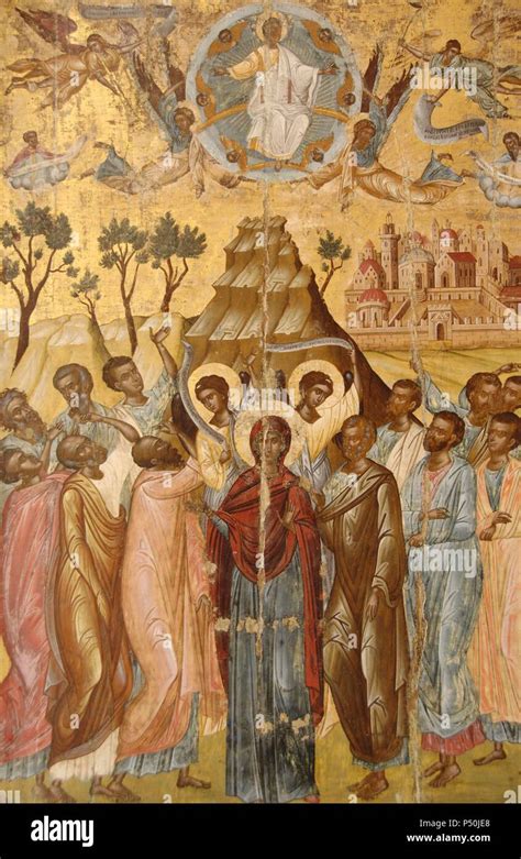 The Ascension First Half Of The 17th Century Byzantine Museum Zante
