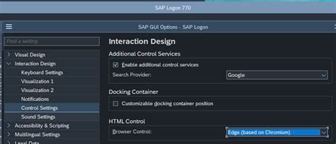 Issues With Sap Gui 770 Edge Based On Chromium Browser Control · Issue 3446 · Abapgit