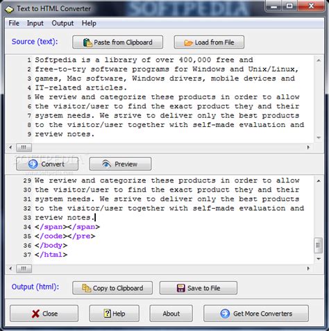 Text To Html Converter Download Softpedia