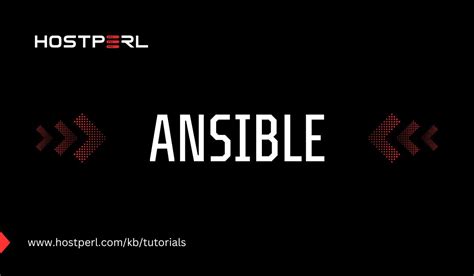 Install Ansible And Automate Tasks On Almalinux Hostperl