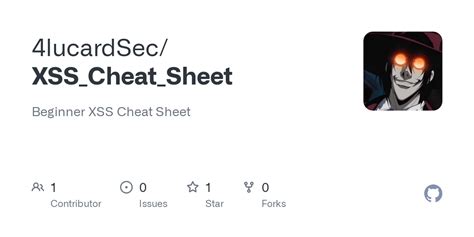 github 4lucardsec xss cheat sheet beginner xss cheat sheet