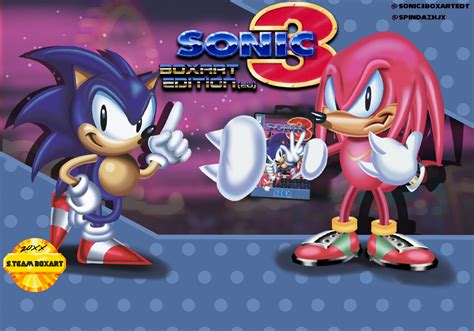 Sonic 3 Boxart Edition U S A Work In Progress For Sonic 3 A I R