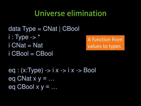 Ppt Enhancing Haskell With Agda Generic Programming With Dependent
