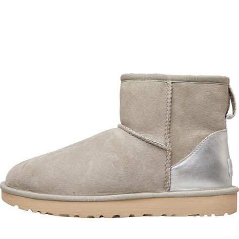 Buy Ugg Womens Classic Mini Ii Metallic Boots Goat