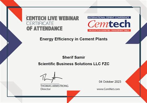 Sherif Samir On Linkedin Cemtech Webinar Energy Efficiency In Cement