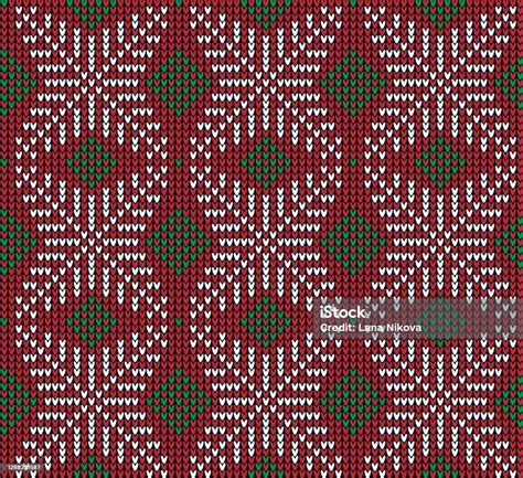 니트 크리스마스와 새해 패턴 울 뜨개질 스웨터 디자인 벽지 포장 지 섬유 인쇄 0명에 대한 스톡 벡터 아트 및 기타 이미지 0명 겨울 계절 Istock