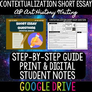 Contextualization Short Essay Question AP Art History By The History Llama