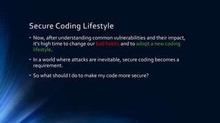Secure Coding Guidelines PDF