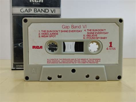 Cassette Gap Band Vi Hobbies And Toys Music And Media Cds And Dvds On