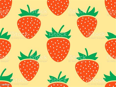 분홍색 배경에 빨간 딸기가 있는 매끄러운 패턴 씨앗을 가진 빨간 딸기입니다 딸기 달콤한 딸기입니다 포스터 포장지 및 월페이퍼를