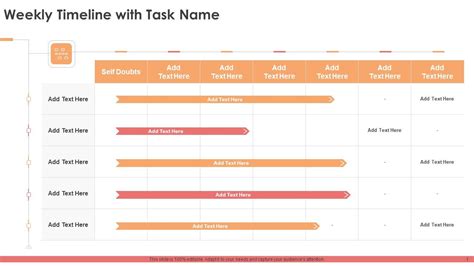 Weekly Timeline With Task Name In Powerpoint And Google Slides Cpb PPT PowerPoint