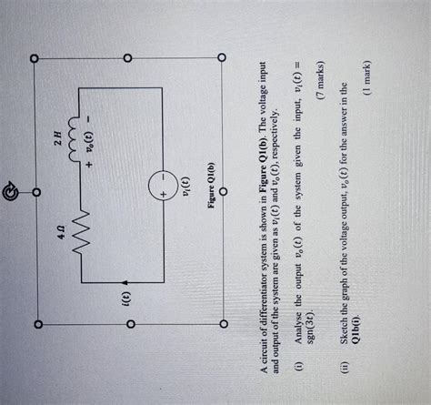Solved A Circuit Of Differentiator System Is Shown In Figure Chegg