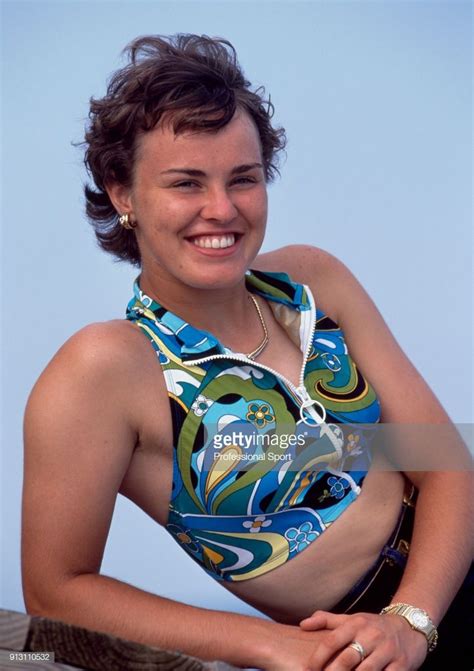 Nachrichtenfoto Martina Hingis Of Switzerland Poses On The