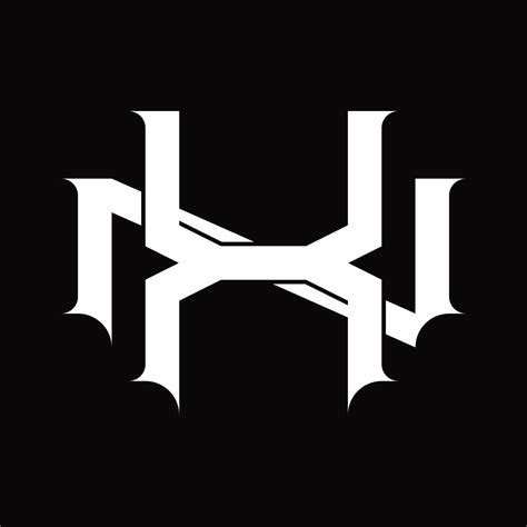 Nx Logo Monogram With Vintage Overlapping Linked Style Design Template