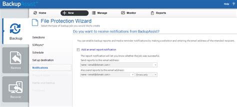 Using Rsync Backupassist