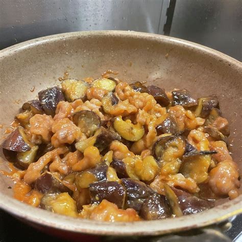 ナスと豚肉の辛味噌炒め By Shiirao 【クックパッド】 簡単おいしいみんなのレシピが394万品