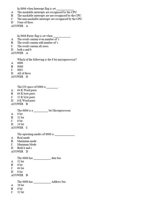 Microprocessor Pdf Central Processing Unit Office Equipment