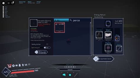 How To Get Perception Blocking Mask In Jujutsu Infinite