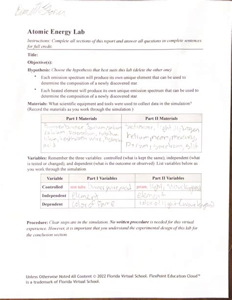Atomic Energy Lab Its For The Summer School Course Offered At Some Schools Studocu