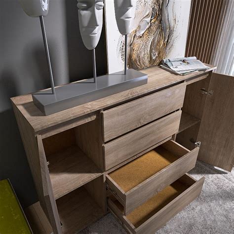 ᐉ Комод в спальню Еверест КЛ 4 Лайт телескопічний 140х38х93 см Дуб сонома Mse 4645 • Краща