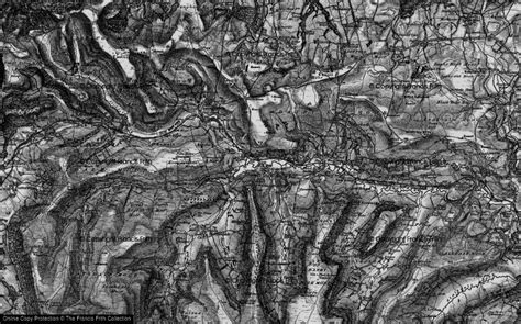 Historic Ordnance Survey Map Of Castleton 1898