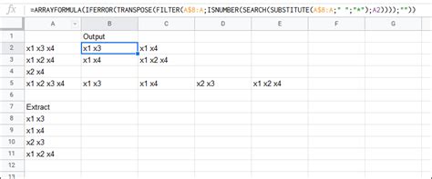 Regex Regexextract All Groups From List As Arrayformula Stack Overflow