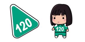 Chibi Squid Game 2 Player 001 Aka Hwang In Ho Cursor Custom Cursor