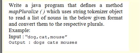 Solved Write A Java Program That Defines A Method