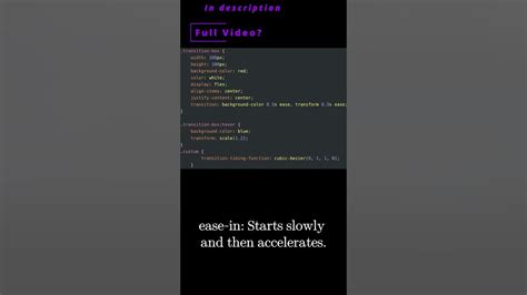 💻 Css 53c 💻 Transition Timing Functions 💻 Css Css3 Csscourse Html