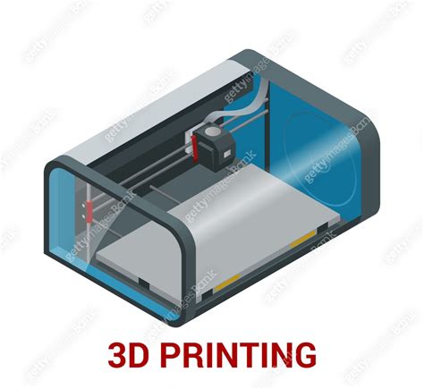 New Generation Of 3d Printing Machine Printing A Model Of Plastic 이미지