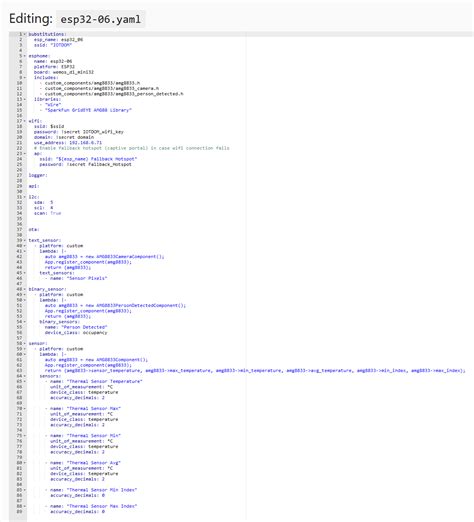 Use With Esp32 · Issue 2 · Therealwaldoamg8833 Esphome · Github