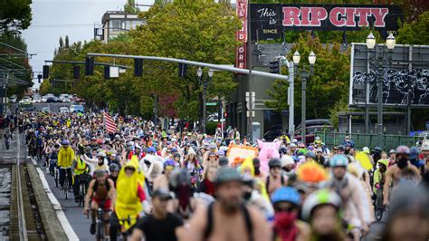 Portlands Trump Protesting Emergency World Naked Bike Ride Had More
