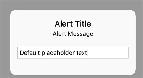 Build An Alert Dialog Box With Text Input In Swift Zero To App Store