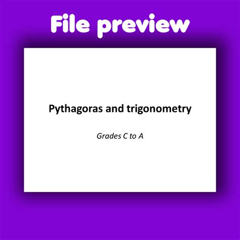Gcse Pythagoras And Trigonometry Notes And Worked Examples Andy Lutwyche