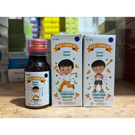 Jual Neo Linucid Sirup 60 Ml Ibuprofen Sirup Shopee Indonesia