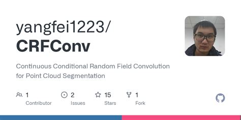 github yangfei1223 crfconv continuous conditional random field convolution for point cloud