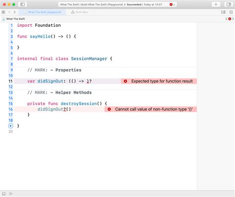 What Is Void In Swift
